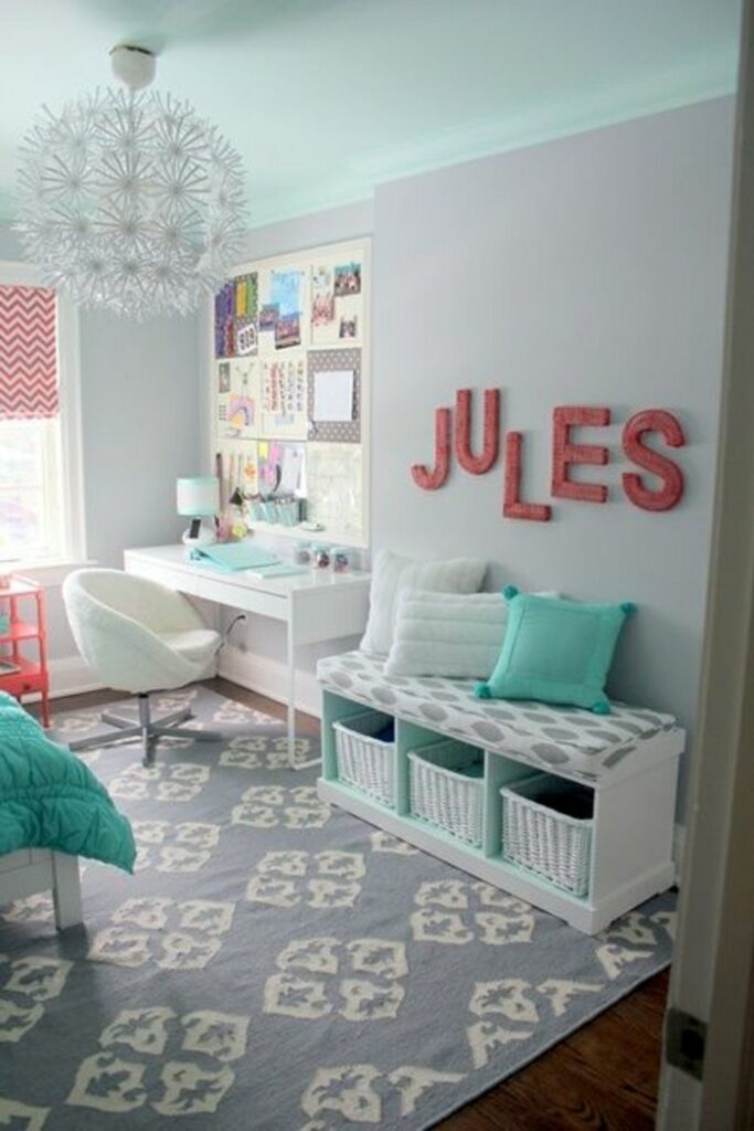 50 Stylish Teen Girl Bedroom Ideas With Vanity Spaces