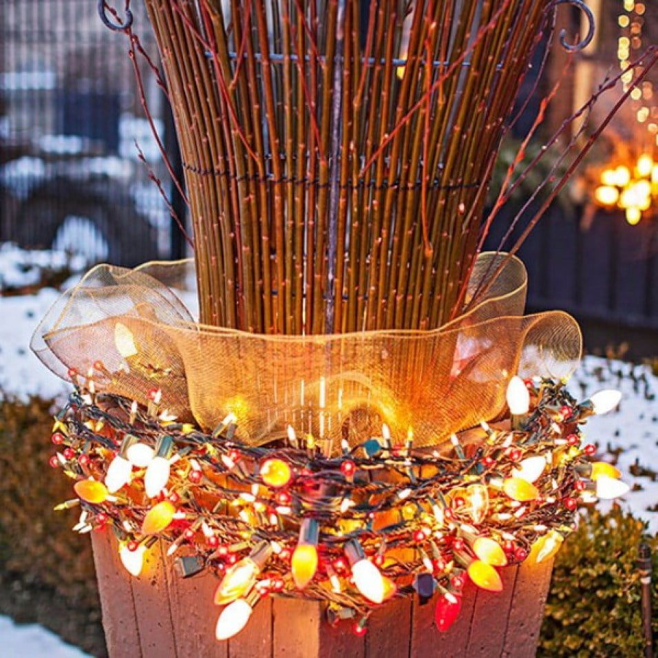 50 Trendy And Beautiful DIY Christmas Lights Decoration Ideas In 2021