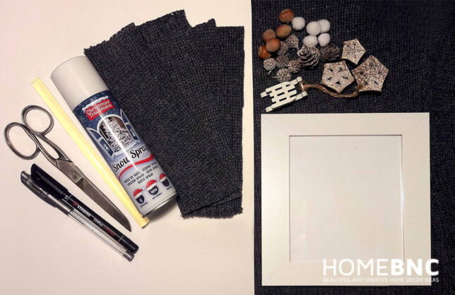 Easy DIY Christmas Picture Frame You Can Make at Home