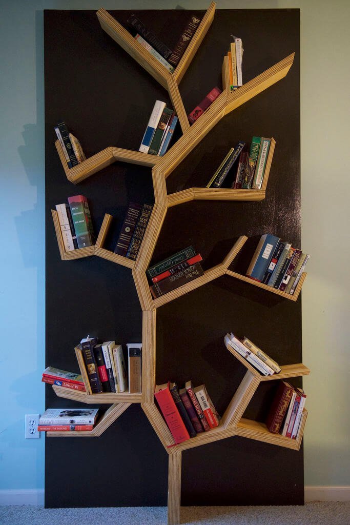 26 Best DIY Bookshelf Ideas And Designs For 2021