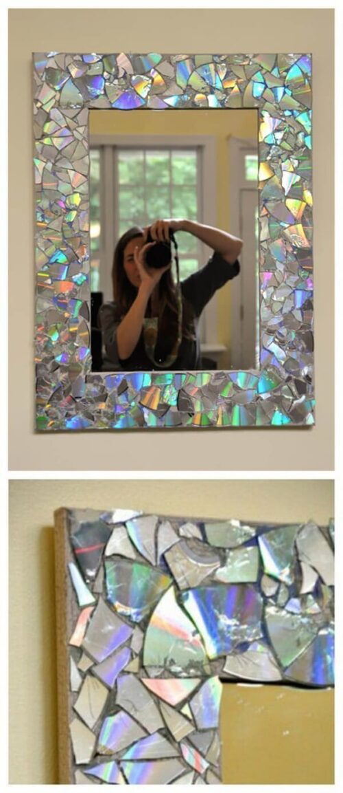 29 DIY Mirror Ideas Using Dollar Store Items & Designs