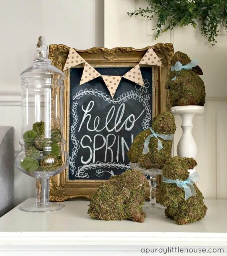 34 Charming Rustic Easter Decoration Ideas for Farmhouse Style