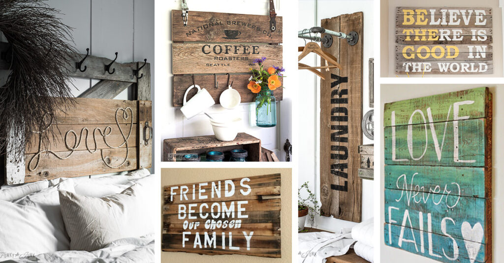 50 Best DIY Pallet Signs (Ideas and Designs) for 2023