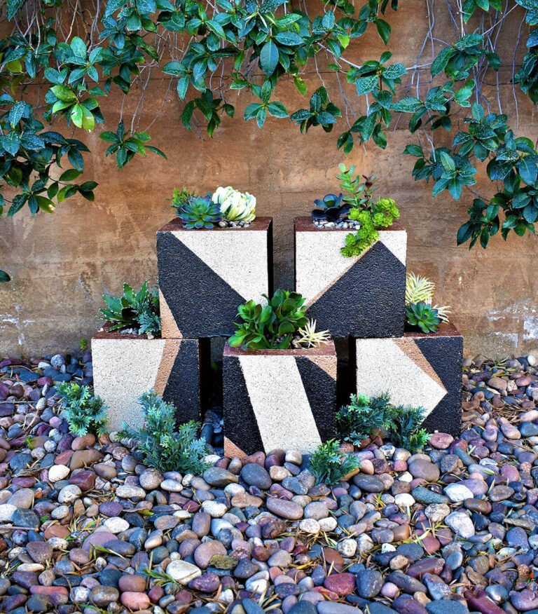 29 Bright DIY Painted Garden Decorations for a Colorful Yard