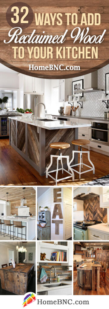 32 Best Ideas to Add Reclaimed Wood to Your Kitchen in 2023