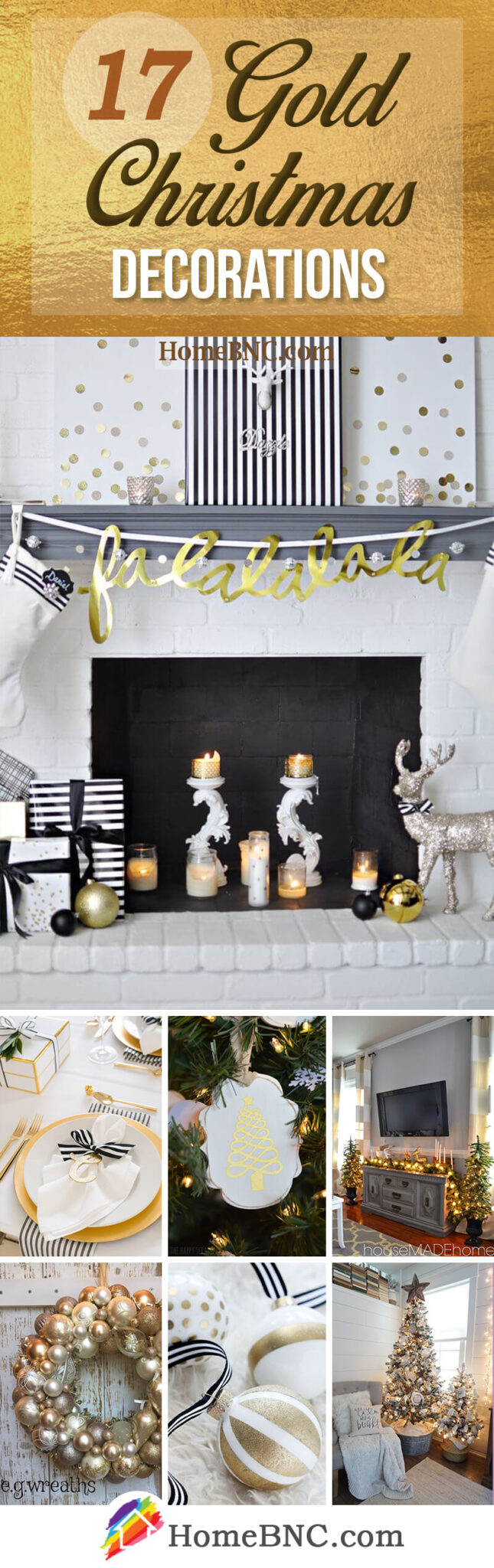 17 Best Gold Christmas Decor Ideas and Designs for 2021