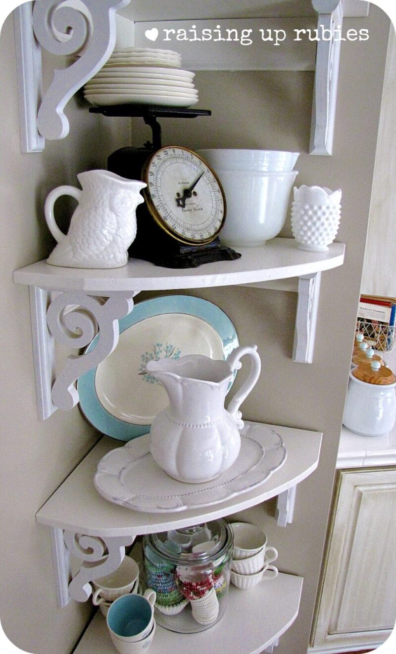 19 Easy DIY Corner Shelves Ideas