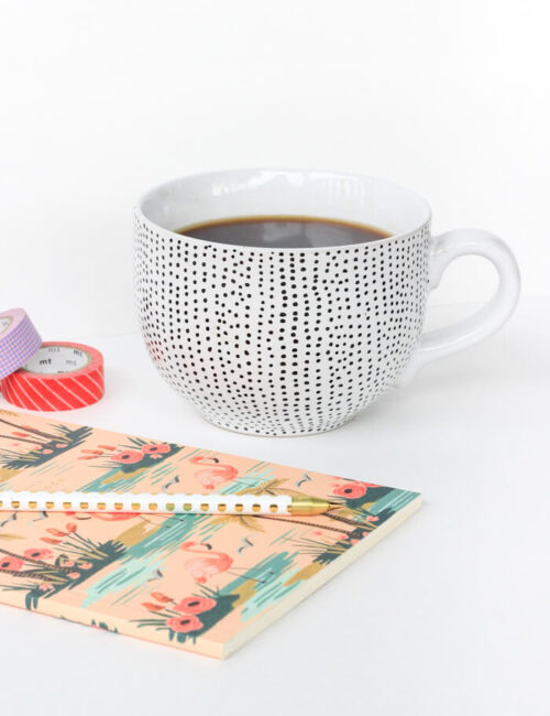 24 DIY Mug Ideas Using Sharpies, Paint Pens & Vinyl Decorations