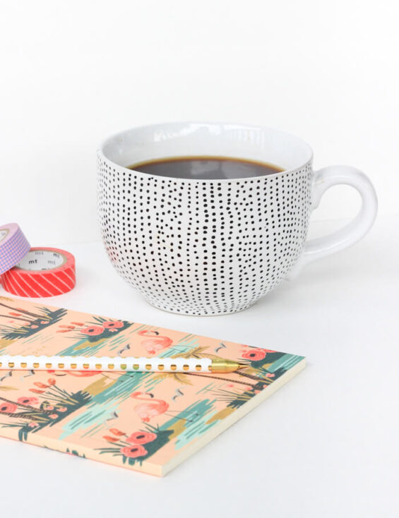 24 DIY Mug Ideas Using Sharpies, Paint Pens & Vinyl Decorations