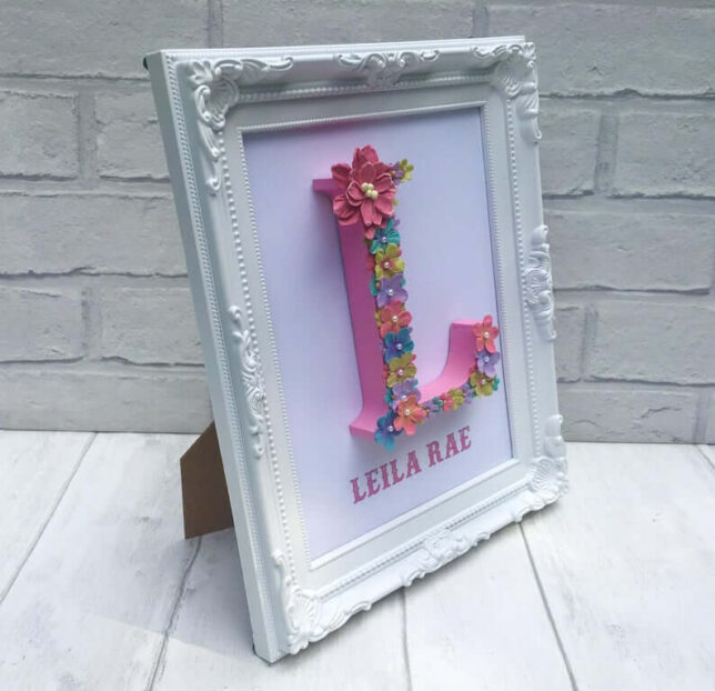 32 Creative Flower Letters to Add Signature Style to Your Home