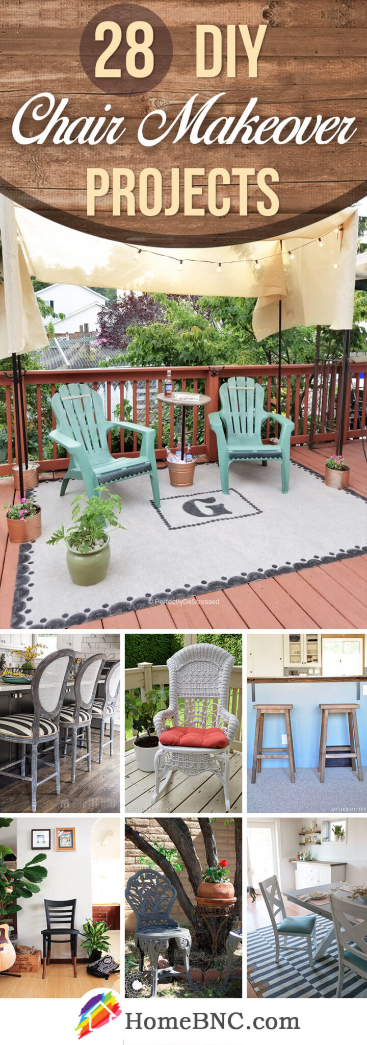 28 Easy and Creative DIY Chair Makeover Ideas