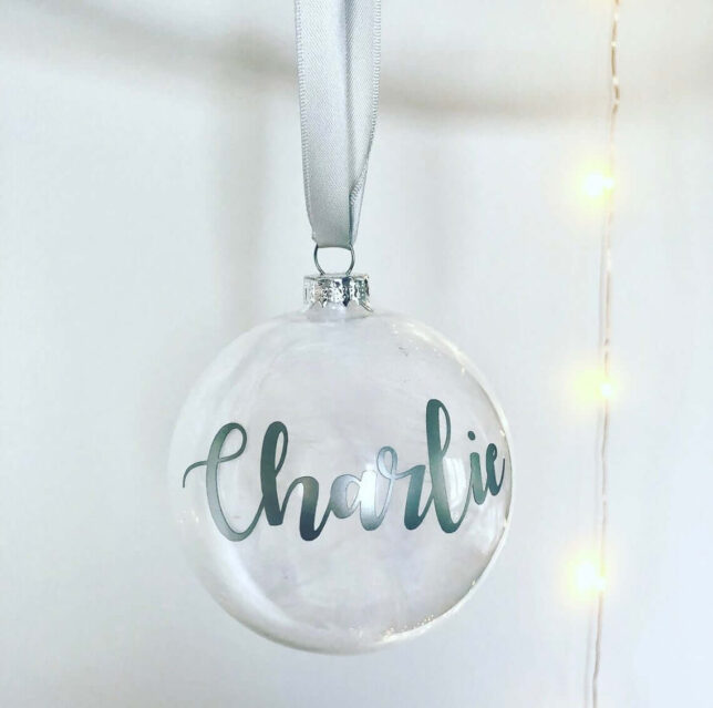 30 Personalized Christmas Baubles for Unique Holiday Decor