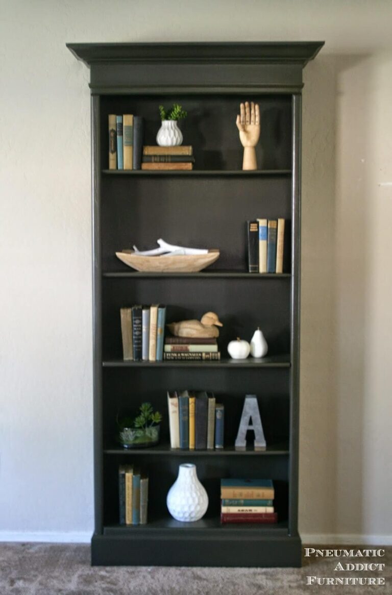 17 Old Bookcase and Dresser Paint Color Ideas to Refresh Furniture