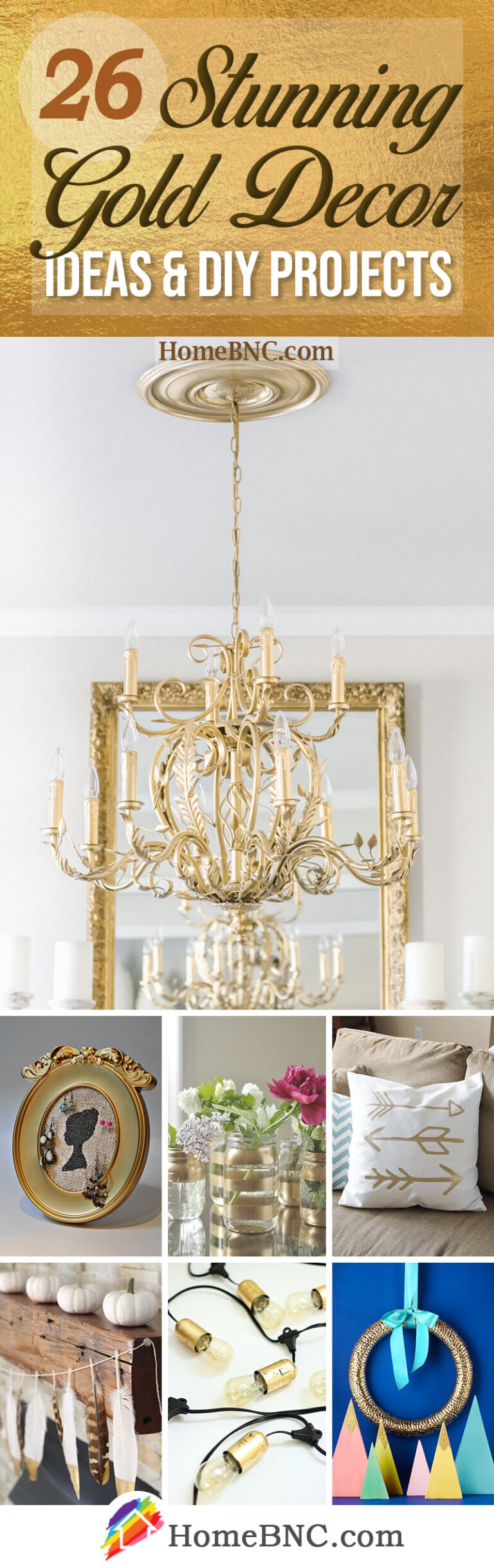 26 Best DIY Gold Projects and Home Decor Ideas for 2023