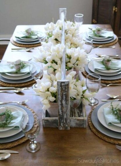 24 Elegant Spring and Easter Wreaths & Décor Ideas