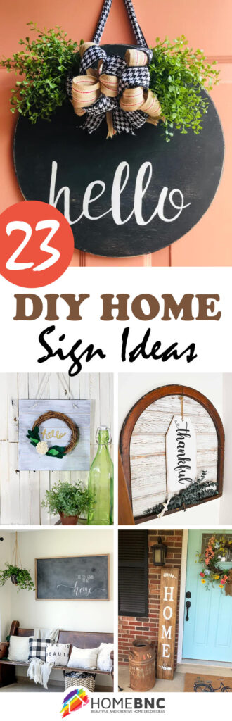 23 Best DIY Home Signs to Add Personality in 2023