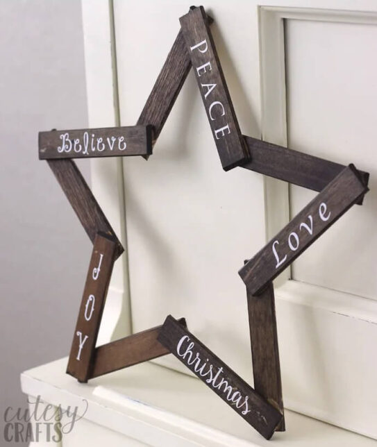 24 Easy DIY Star Decorations Made With Paper, Twine & Wire