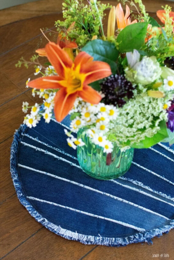 25 Creative DIY Denim Home Decor Ideas That Look Store-Bought