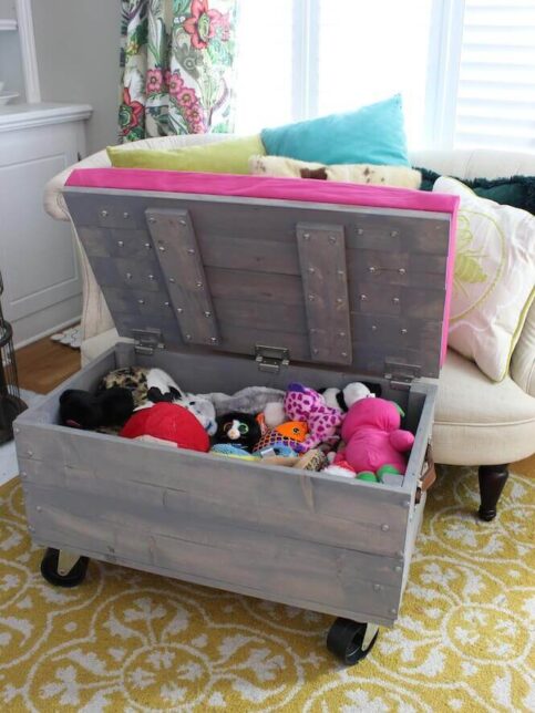17 Free DIY Toy Box Plans to Organize Toys in Any Space