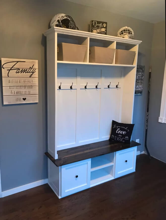 15 DIY Hall Tree Bench Ideas For A Great Entryway In 2023 15 DIY Hall Tree Bench Ideas For A Great Entryway In 2023