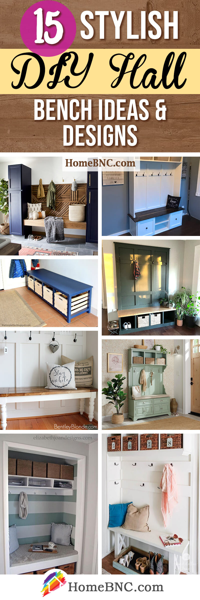 15 DIY Hall Tree Bench Ideas For A Great Entryway In 2023 15 DIY Hall Tree Bench Ideas For A Great Entryway In 2023